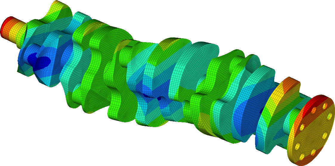 Simbased | Crankshaft transient simulation
